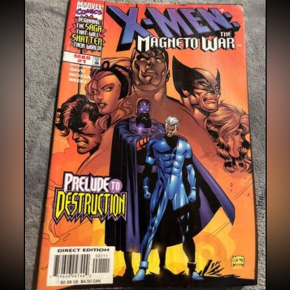Accents | Xmen 1 The Magneto War Prelude To Destruction Comic Book ...